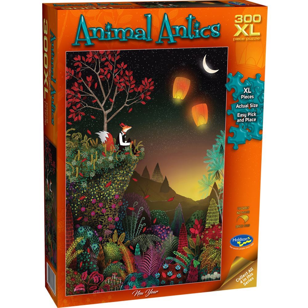 Holdson Puzzle - Animal Antics 300 pc XL New Year – Franklin Hobbies Ltd