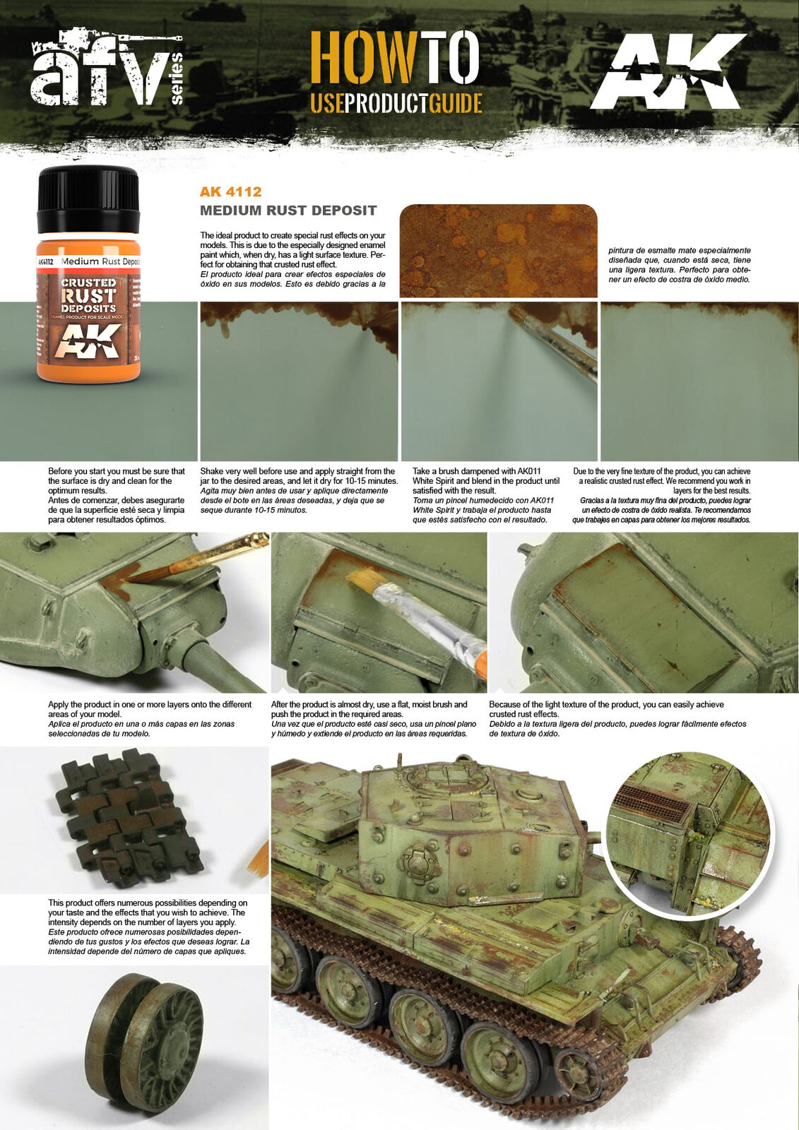 AK Interactive Weathering: Medium Rust Deposit 35ml Enamel Paint – Franklin Hobbies Ltd