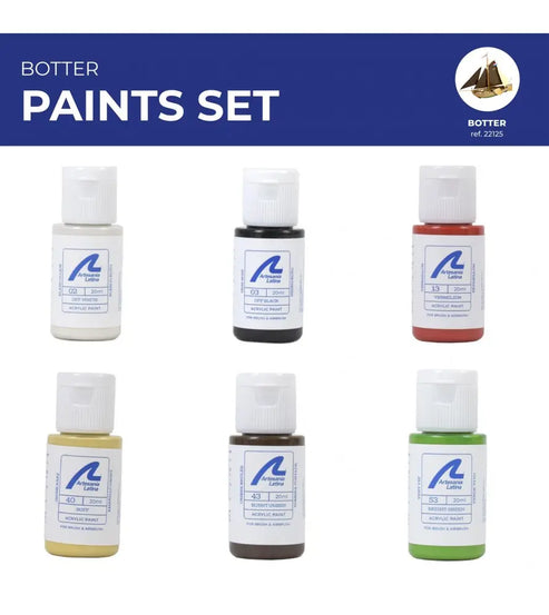 Artesania Paints Set for Ship Model: Dutch Fishing Boat Botter ...