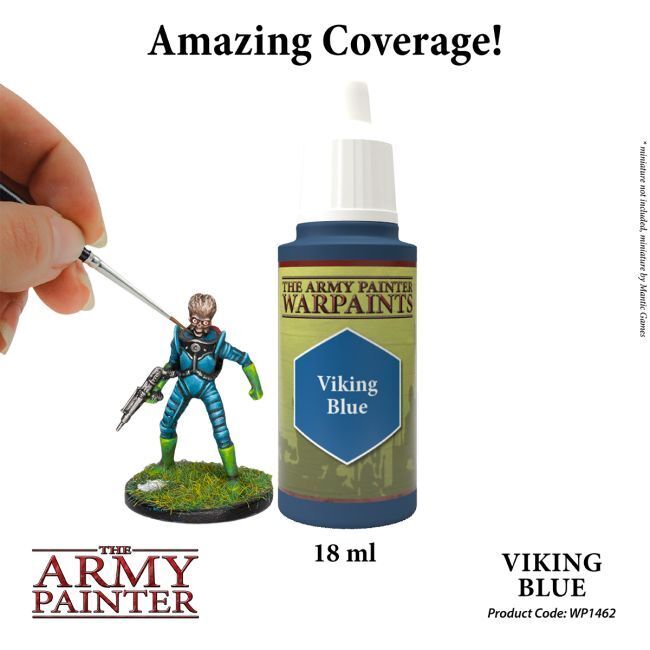 The Army Painter Warpaints: Viking Blue - 18ml Acrylic Paint – Franklin ...