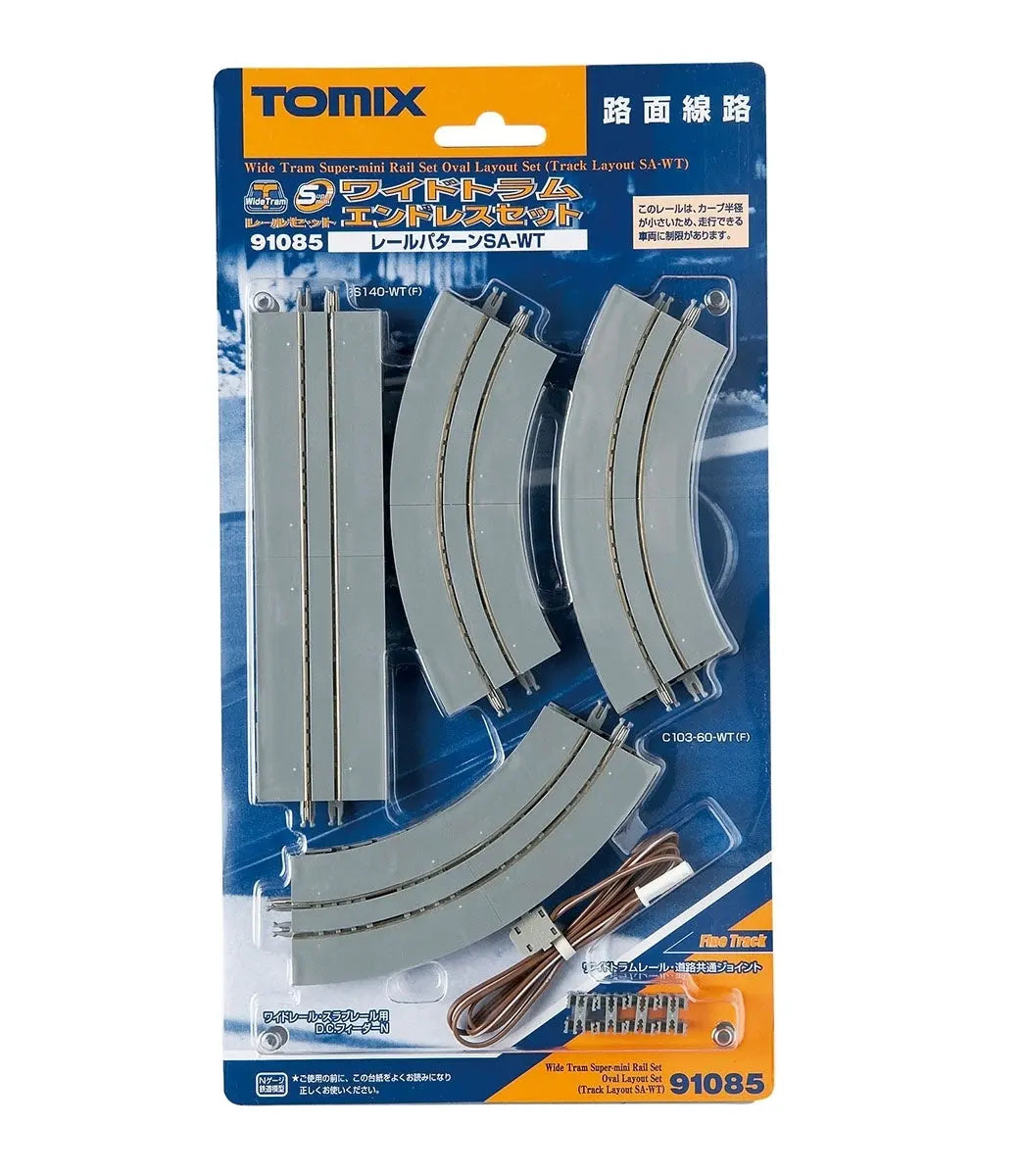 Tomix 91085 Wide Tram Super-Mini Rail Oval Layout Set (N scale ...